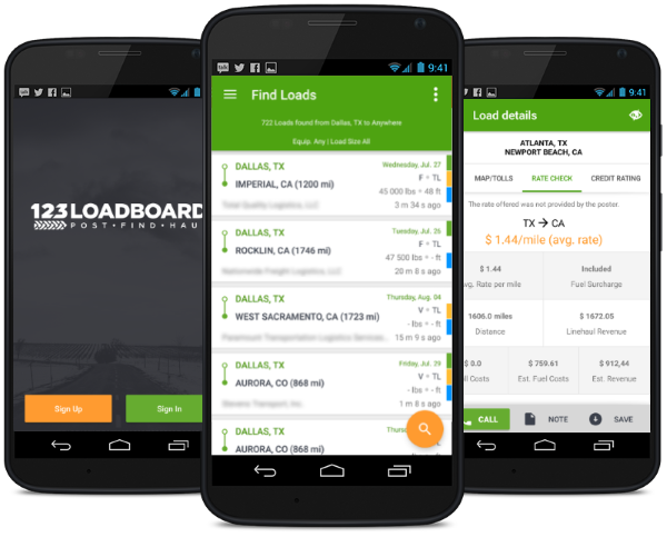 123Loadboard Releases New Android Mobile App Interface - 123Loadboard