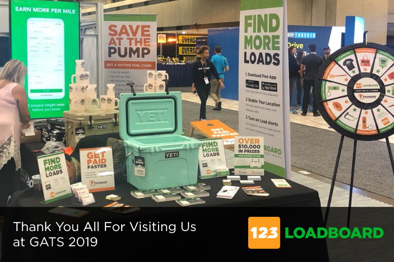 Thank You All For Visiting Us at GATS 2019 - 123Loadboard