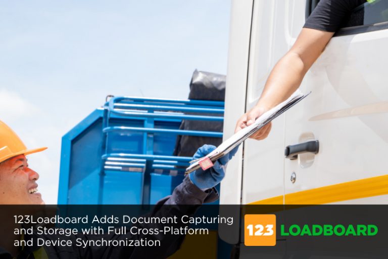 123Loadboard Adds Document Capturing and Storage with Full Cross ...
