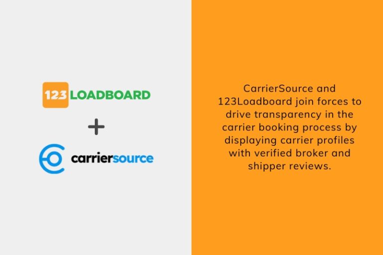 CarrierSource & 123Loadboard Partner, Enabling Brokers and Shippers to ...
